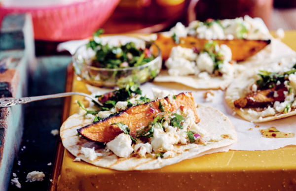 Taco met geroosterde zoete aardappel en feta - Fabulous Mama